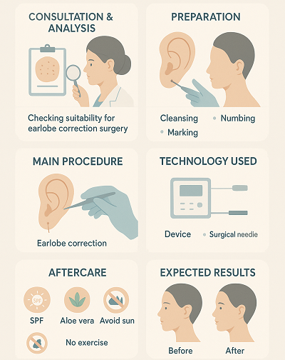 Earlobe Correction Surgery in Dubai & Abu Dhabi | Torn Earlobe Repair